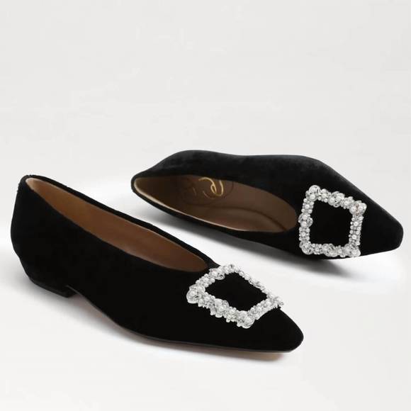 Sam Edelman | Shoes | New Sam Edelman Janina Luster Pointed Toe Flat In ...